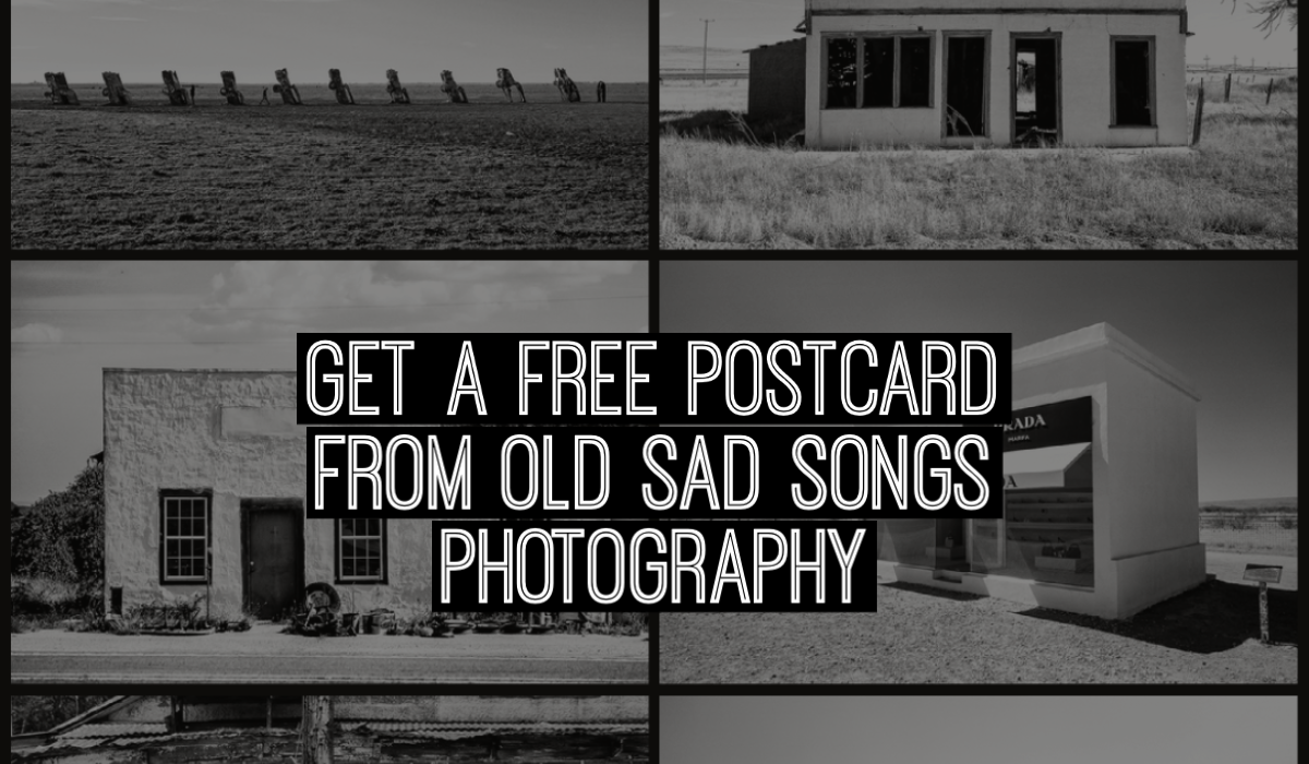 Get A Postcard In The Mail | Old Sad Songs Photography